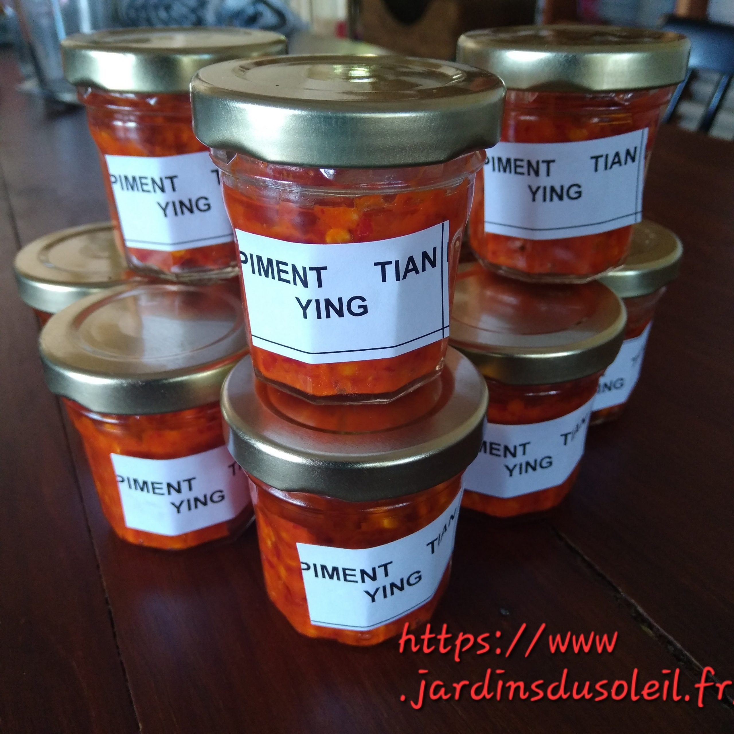Purée de piments - Jardins du soleil